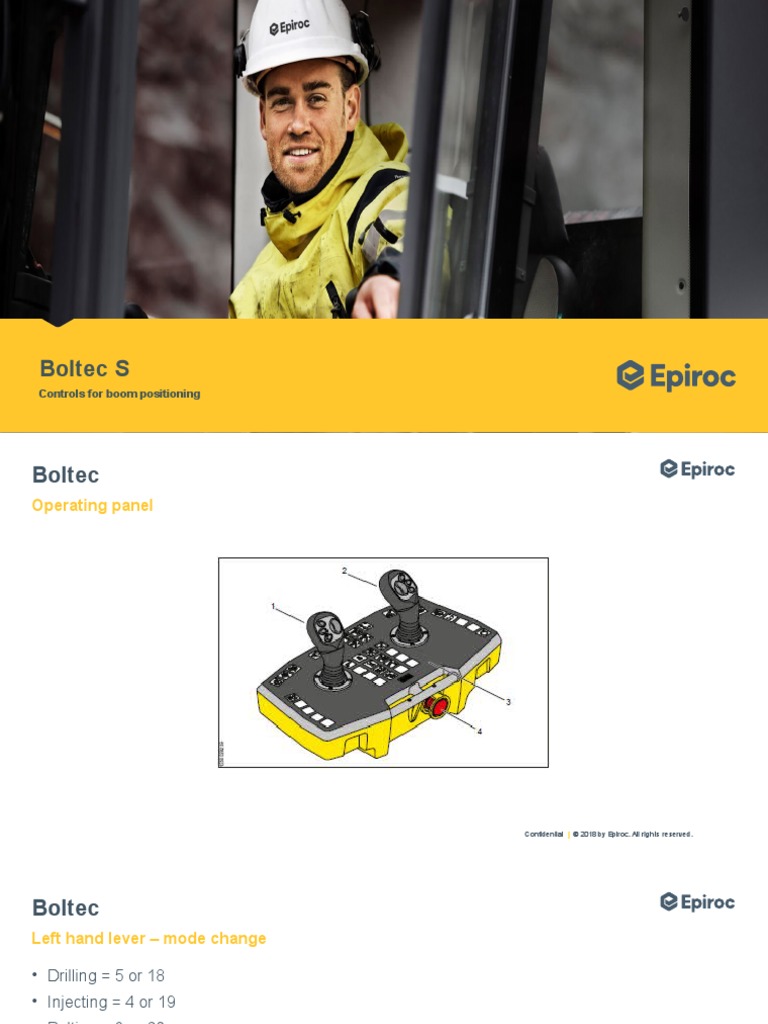 06-01 Boltec S - Controls Positioning | PDF | Machines | Equipment