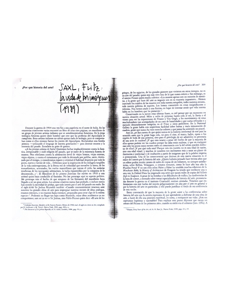 Fritz Saxl | PDF