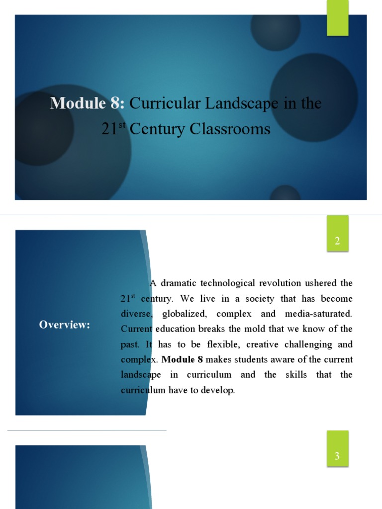 Curricular Landscape in The 21 Century Classrooms | PDF | Curriculum ...