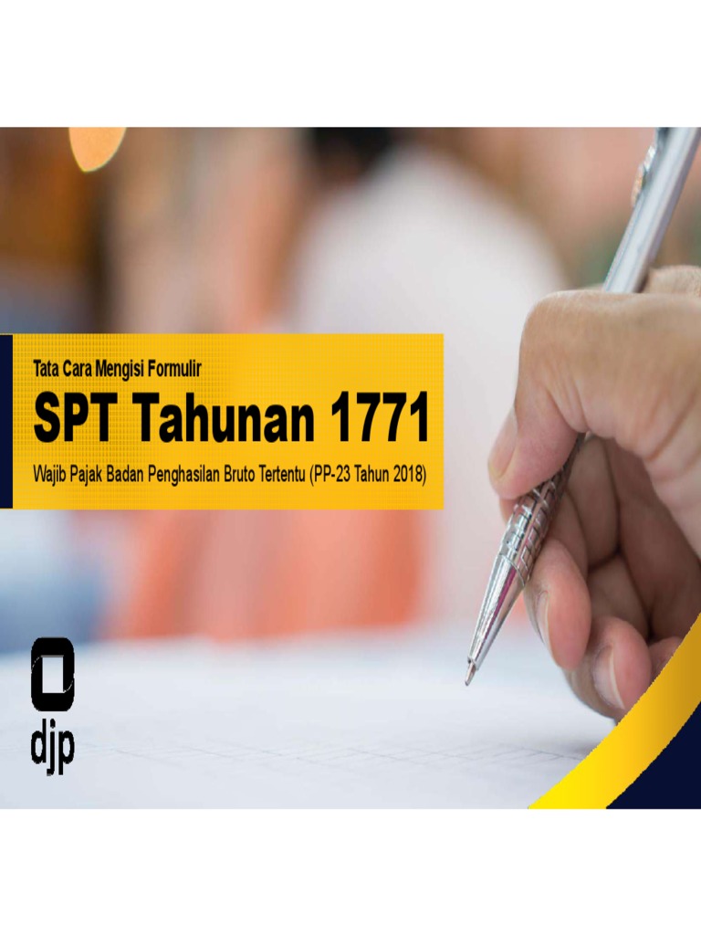 Panduan SPT Tahunan 1771 PPh Badan | PDF