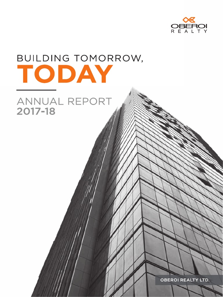 Oberoi Realty Annual Report 2017-18 | PDF | Auditor's Report | Audit