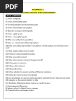 Economics Formula Sheet | PDF