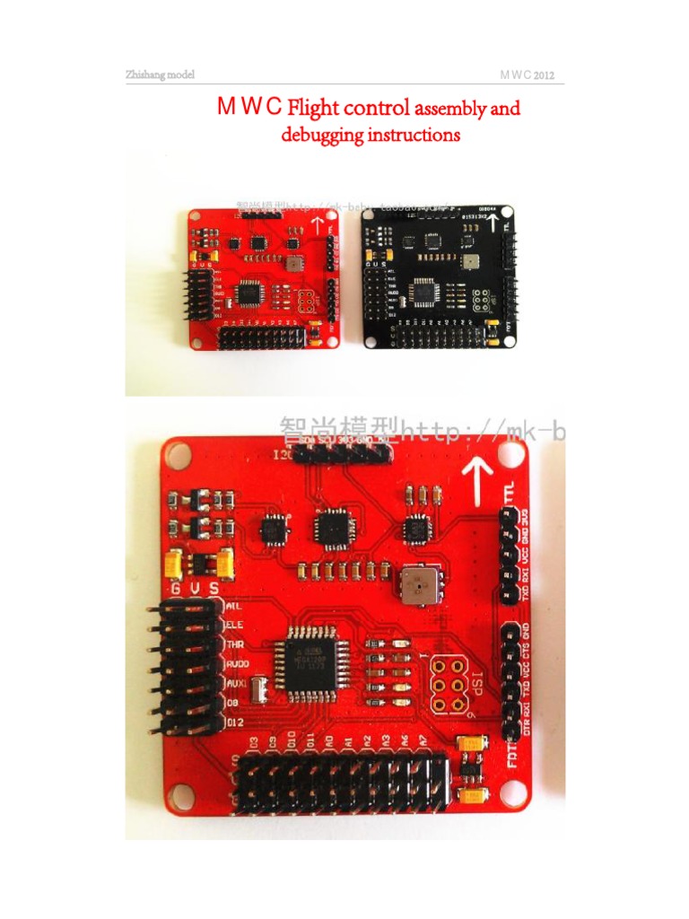 MWC Flight Control A: Ssembly and Debugging Instructions | PDF | Usb ...