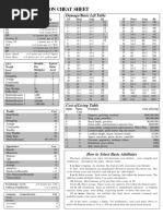 GURPS 4e - Combat Maneuvers Cheat Sheet | PDF | Ammunition | Caliber