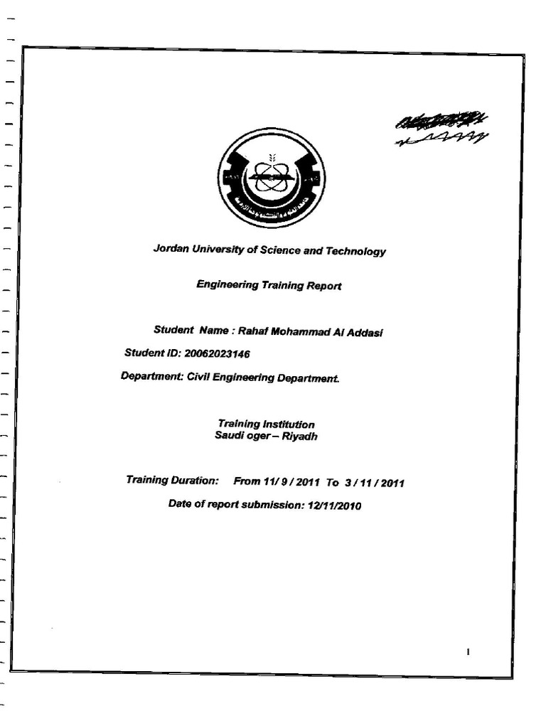 Training Report - Civil Engineering | PDF Training Report - Civil Engineering | PDF
