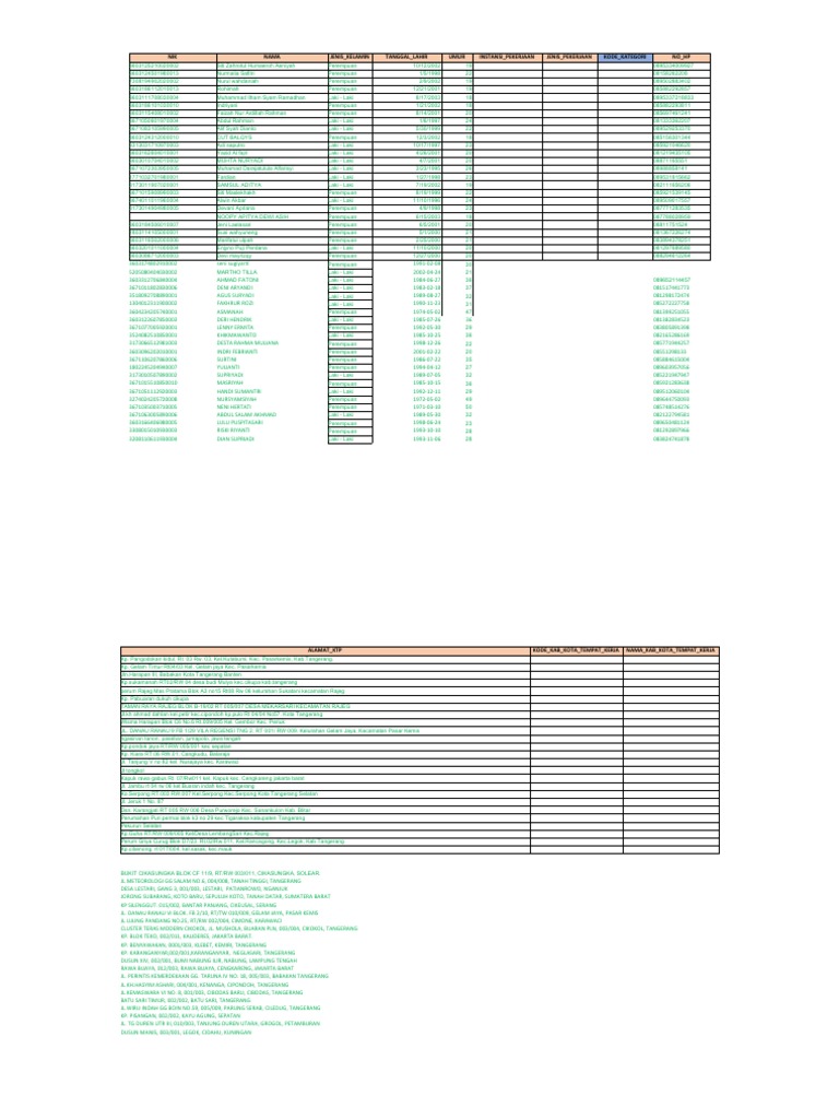 Format - Pendataan - Manual - Vaksinasi - Remaja Amel 48 | PDF