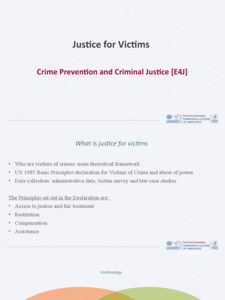 Understanding Justice for Crime Victims | PDF | Victimisation | Victimology