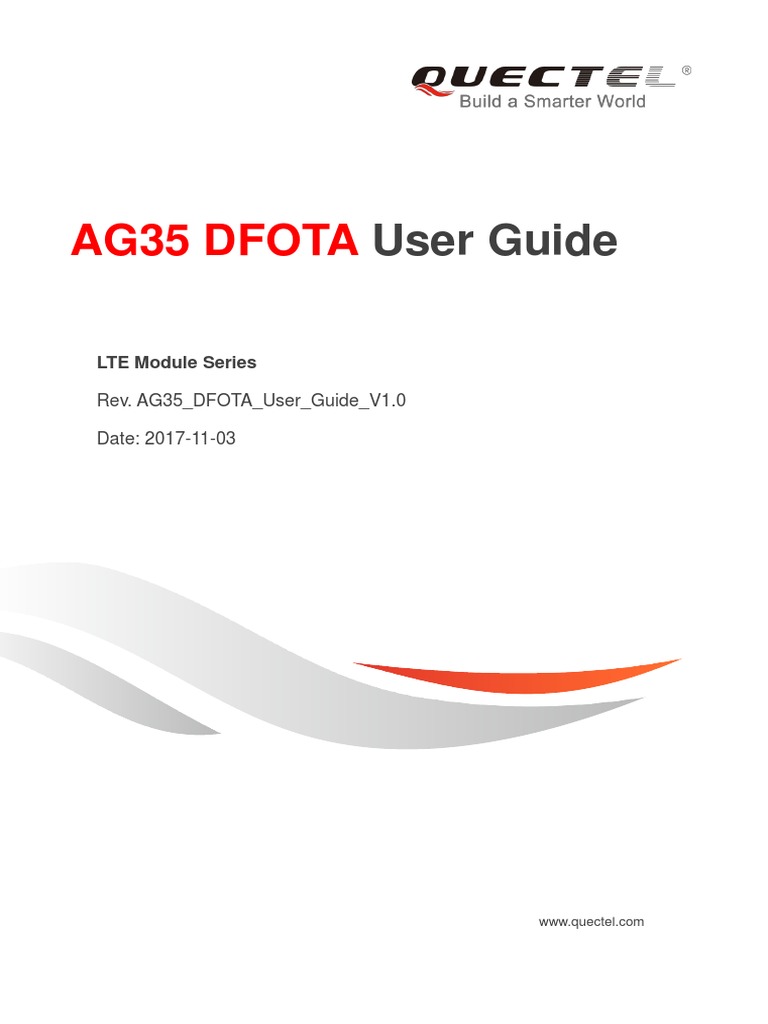 Ag35 Dfota: User Guide | PDF | File Transfer Protocol | Hypertext Transfer Protocol