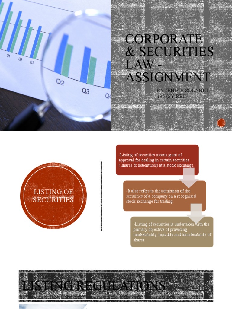 Regulations and Procedures for Listing Securities on the Stock Exchange ...