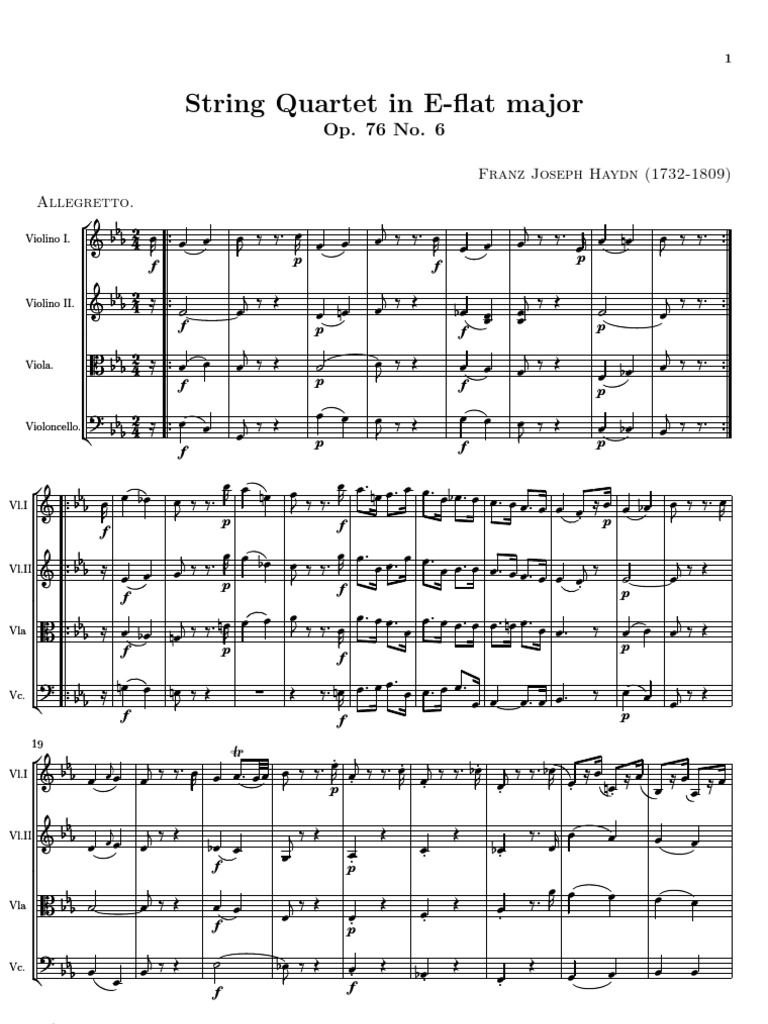 IMSLP03519-Haydn - Quartetto Op.76 n.6 | PDF
