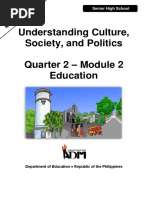 UCSP Module 3 Quarter 2 Social Stratification | PDF | Social Status | Social Stratification