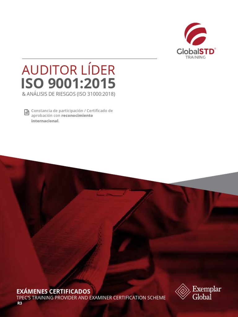 Auditor Lider Iso 9001 2015 31000 2018 C | PDF | Auditoría ...