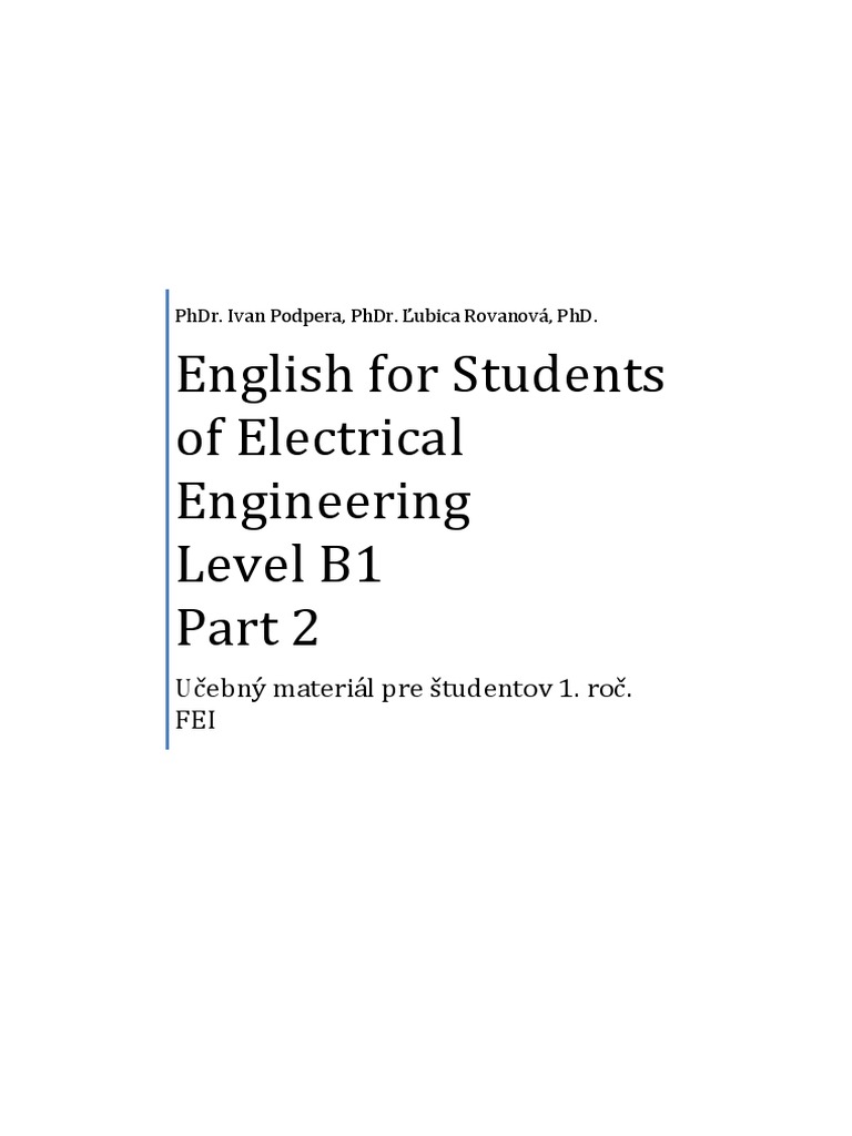English for Electrical Eng. Students | PDF | Mobile Phones | Telephone