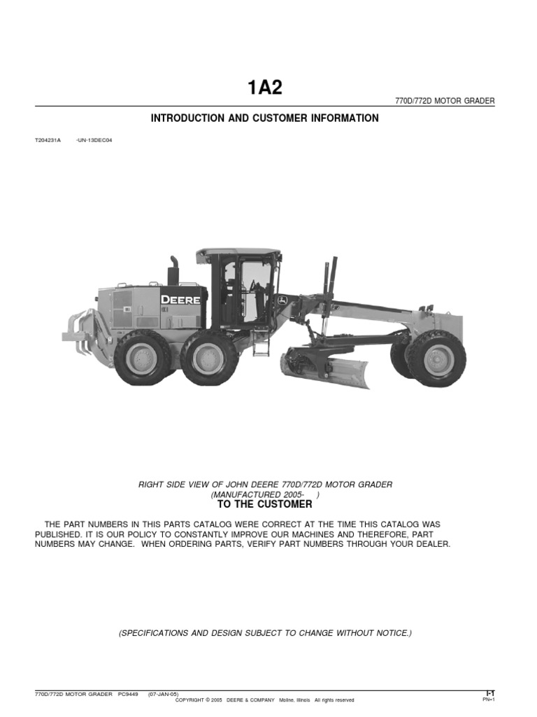 Manual de Partes 770d | PDF | Transmission (Mechanics) | Clutch