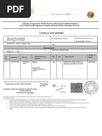 RT PCR Test Report | PDF | Epidemiology | Health Care