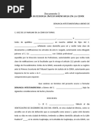 Formato Aceptacion Cargo de Albacea | PDF