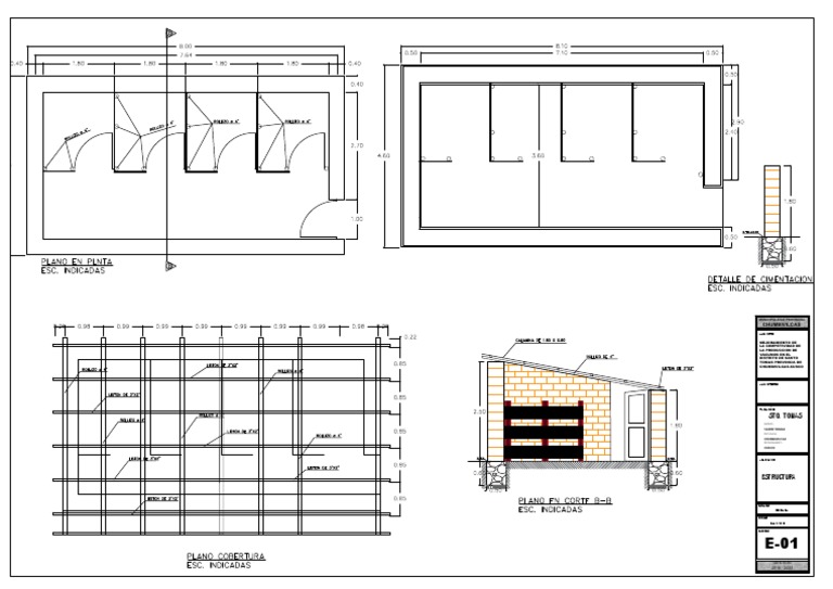 Plano Cobertizo-Jh - Cuna | PDF