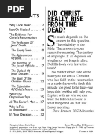 9 Resurrection Facts 11 X 17 | PDF | Resurrection Of Jesus | Resurrection