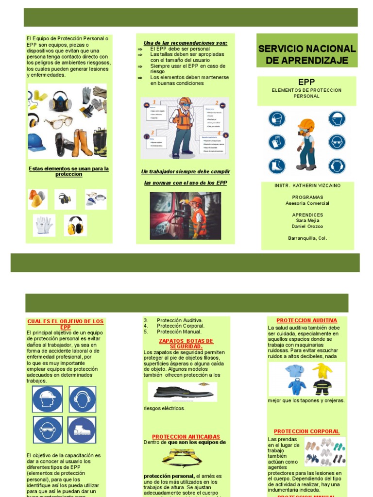 Folleto Epp | PDF | Ciencias de la Salud