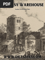 Random Effect d100 Table | PDF | Alcoholic Drinks | Beverages