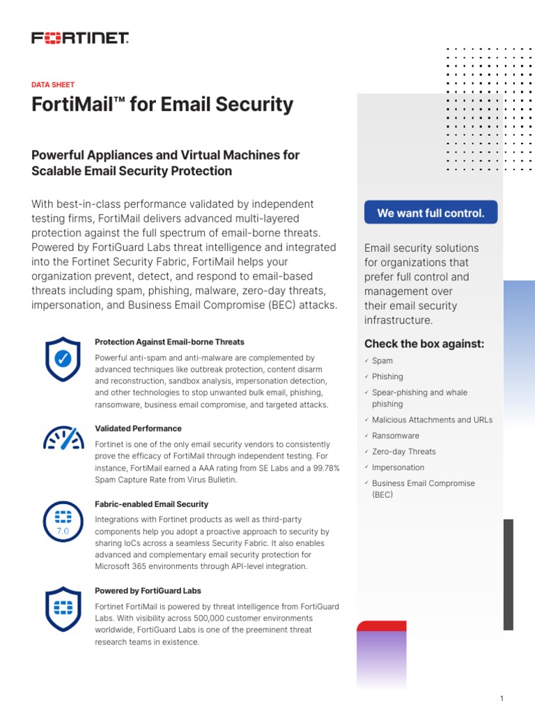 Powerful Appliances and Virtual Machines For Scalable Email Security ...