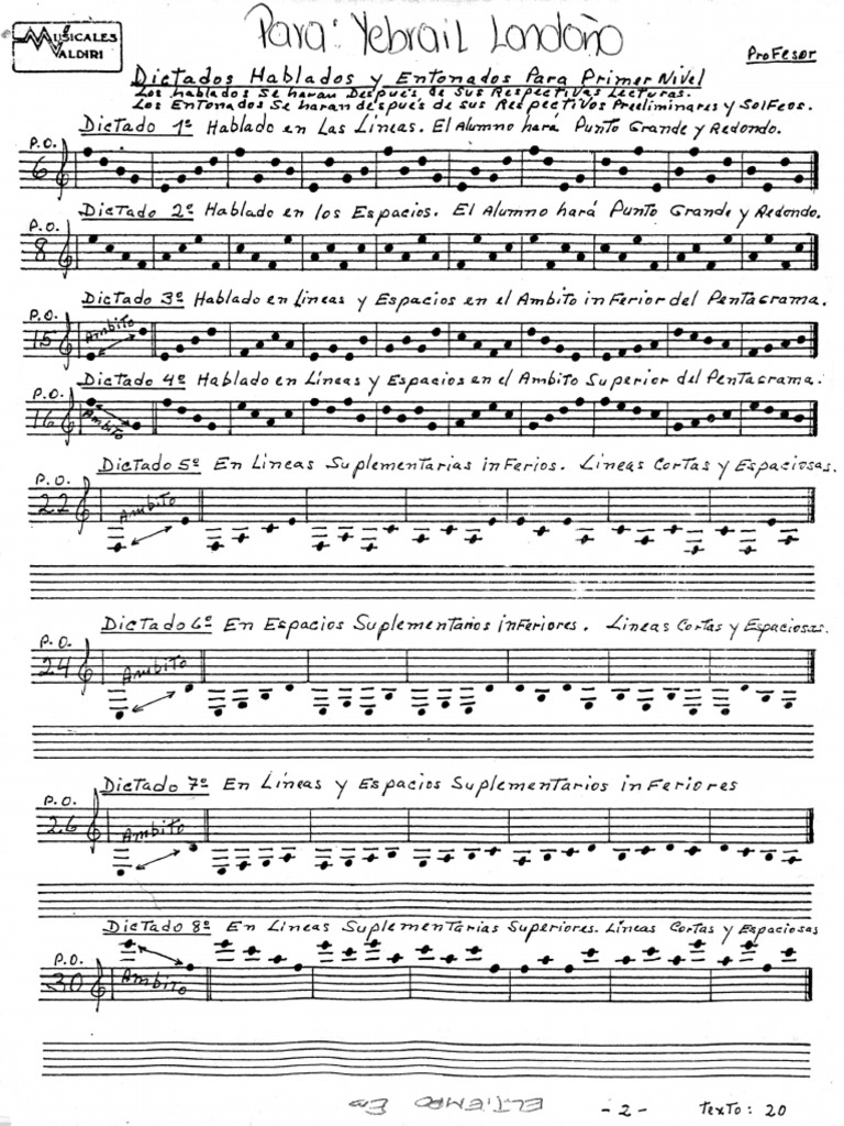 Libro de Dictados | PDF