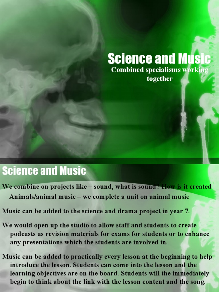 Integrating Science and Music Education | PDF