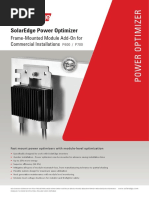 SolarEdge S1000/S1200 Optimizer Guide | PDF | Photovoltaics | Solar Panel