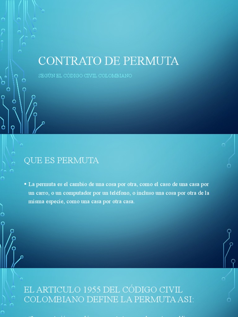 Contrato de Permuta | PDF