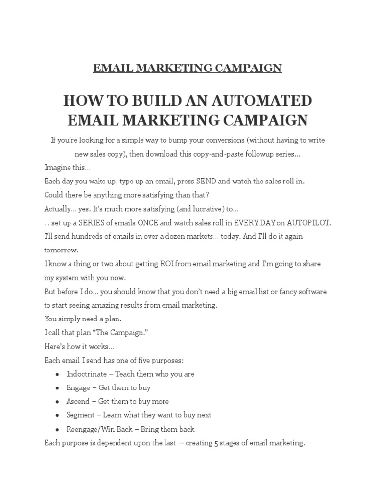 Reengagement Strategies for Email Marketing | PDF | Marketing ...