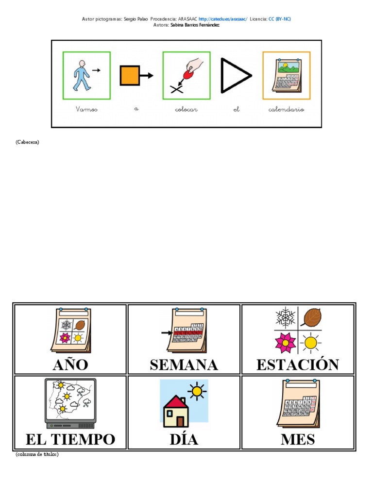 Calendario Picto | PDF