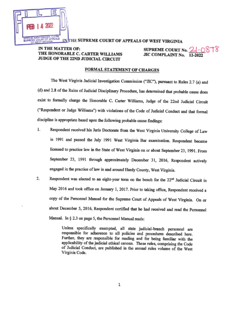 21-0878 Statement of Charges REDACTED | PDF