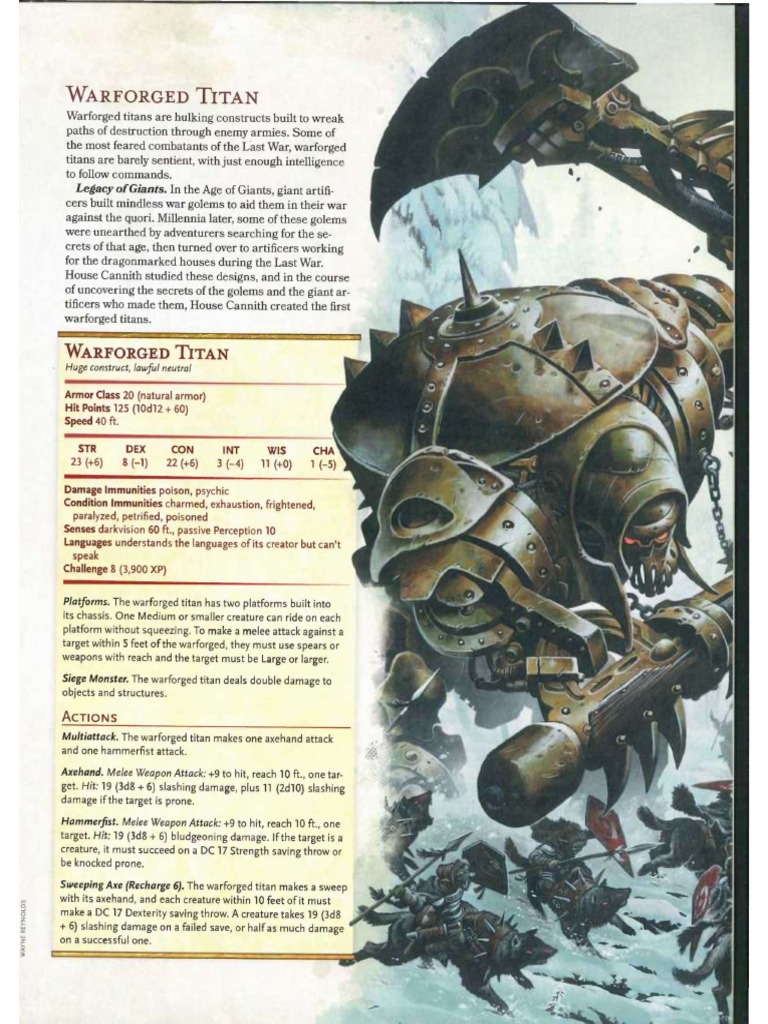 Warforged Titan | PDF