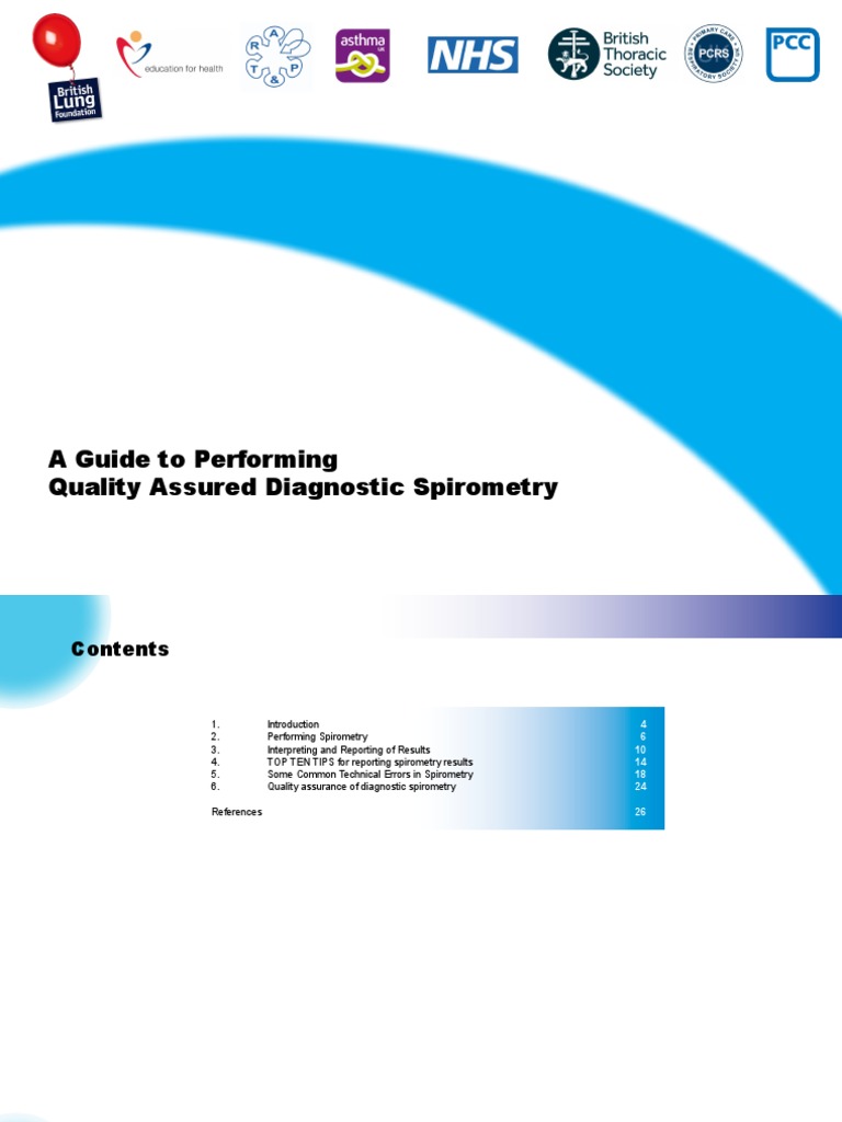 Spirometry E-Guide 2013 | PDF | Chronic Obstructive Pulmonary Disease ...