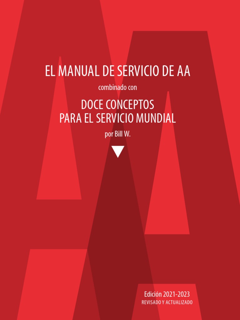 Manual de Servicio Doble AA | PDF | alcoholicos anonimos | Abuso de alcohol