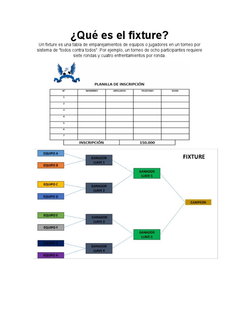 Qué Es El Fixture | PDF