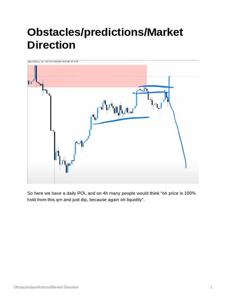 Obstacles, Predictions and Market Direction | PDF | Market Trend ...