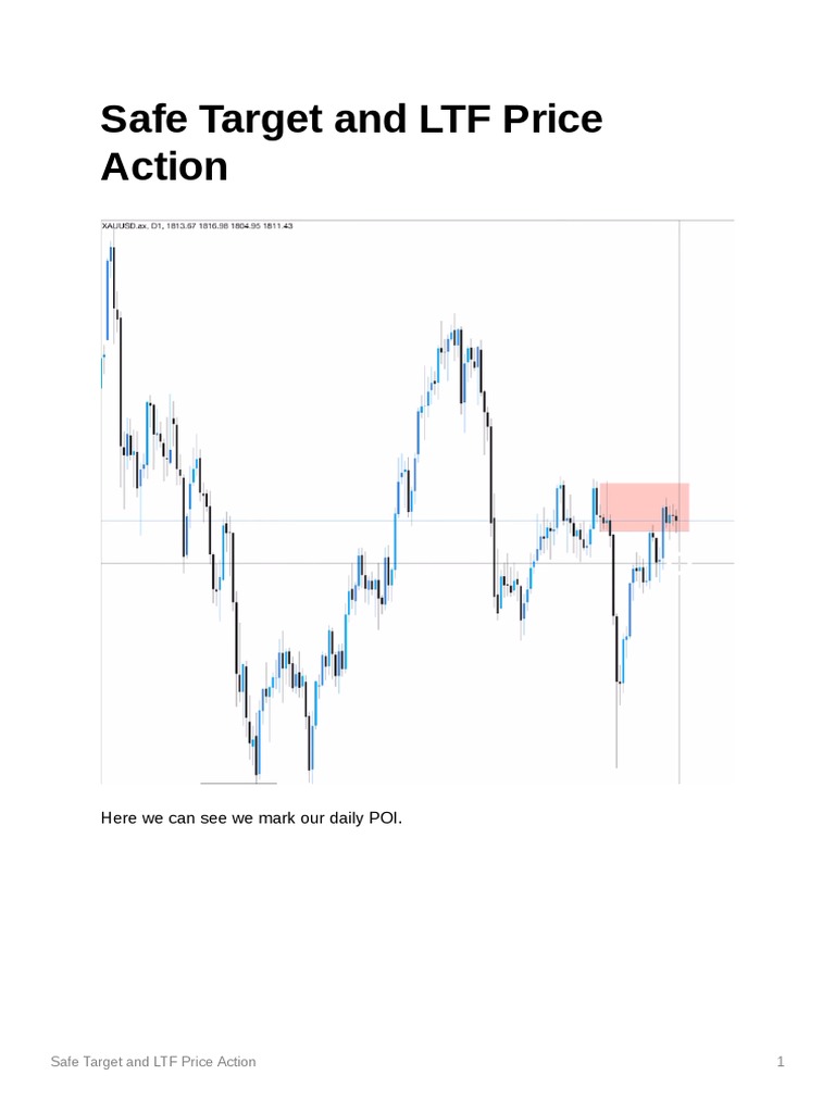 Safe - Target - and - LTF - Price - Action | PDF