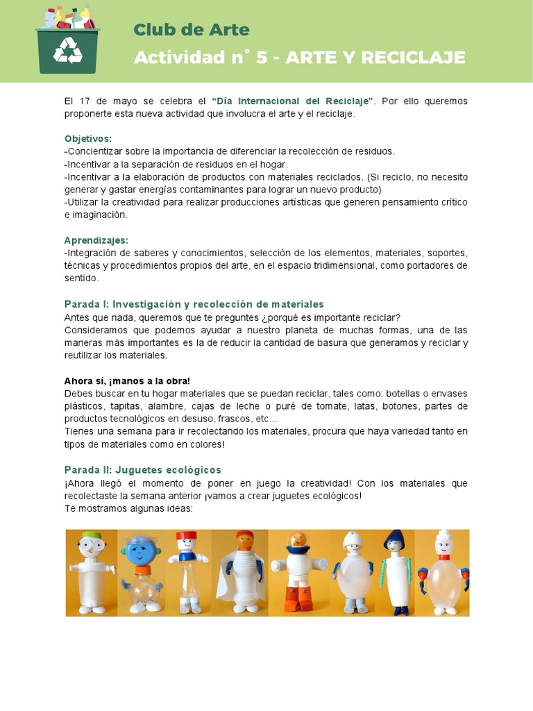 Arte y Reciclaje | PDF | Arte