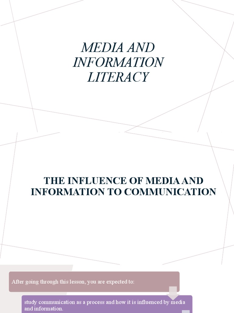 The Influence of Media and Information To Communication | PDF ...