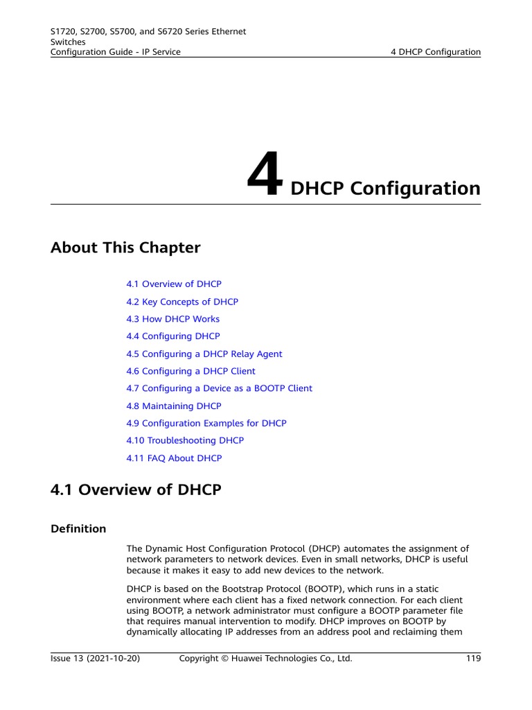 01-04 DHCP Configuration | PDF | Ip Address | Computer Network