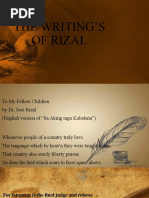 Jose Rizal Complete Poems English | PDF
