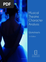 Musical Script Formatting Guide | PDF | Bracket | Times New Roman