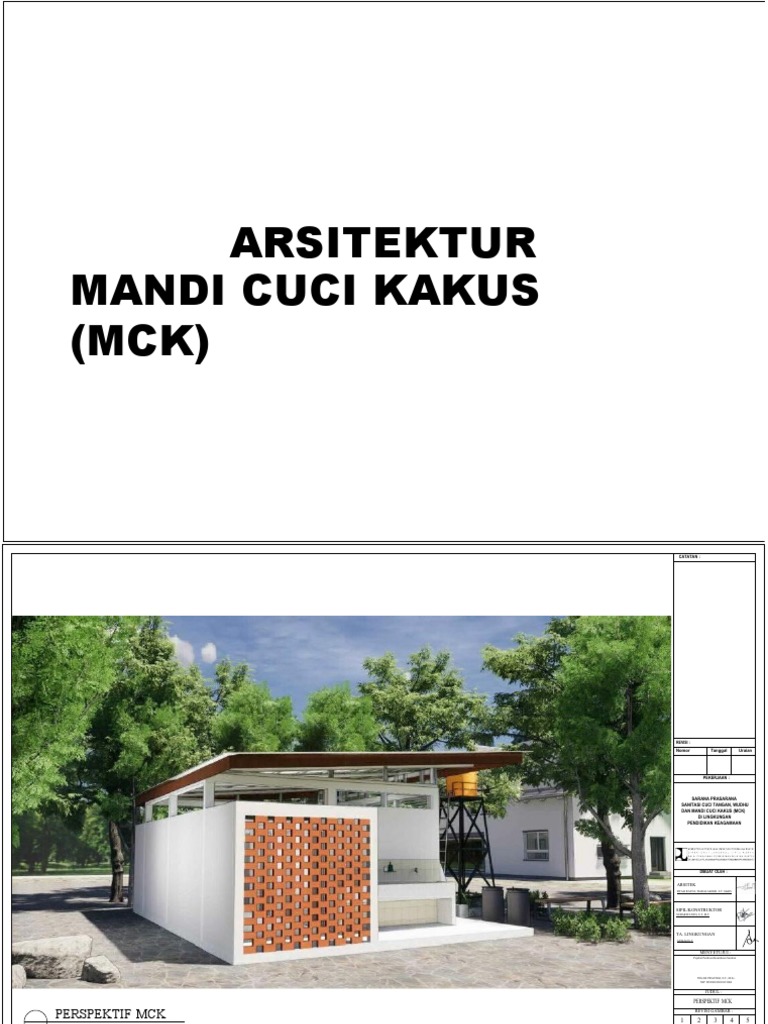 Ded MCK Pondok Pesantren 2021 | PDF