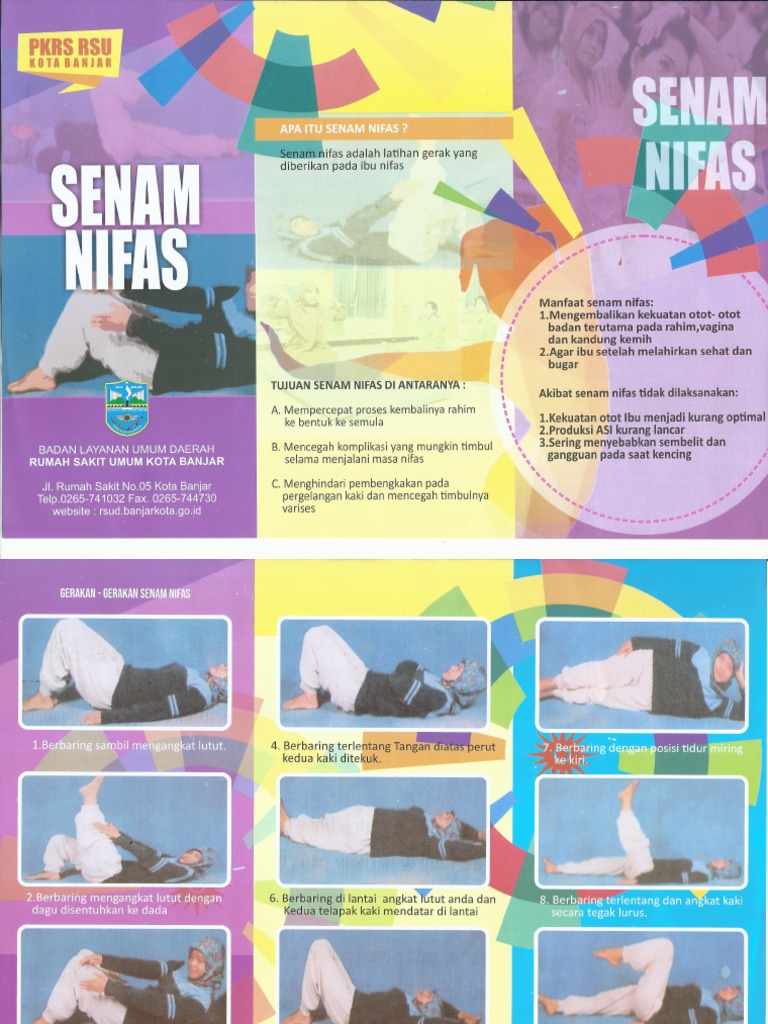 Leaflet Senam Nifas | PDF