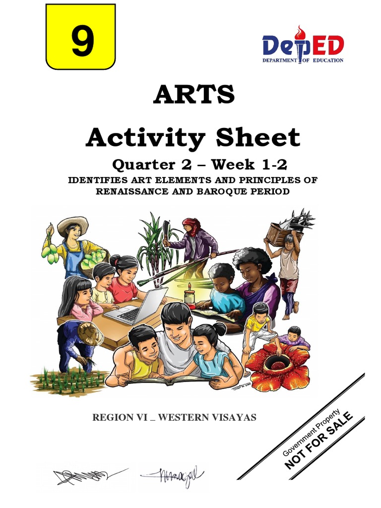 Arts Activity Sheet: Quarter 2 - Week 1-2 | PDF | The Arts