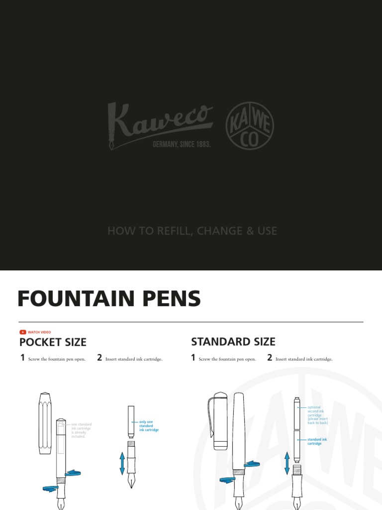 How To Refill, Change, Use... | PDF | Pen | Office Equipment