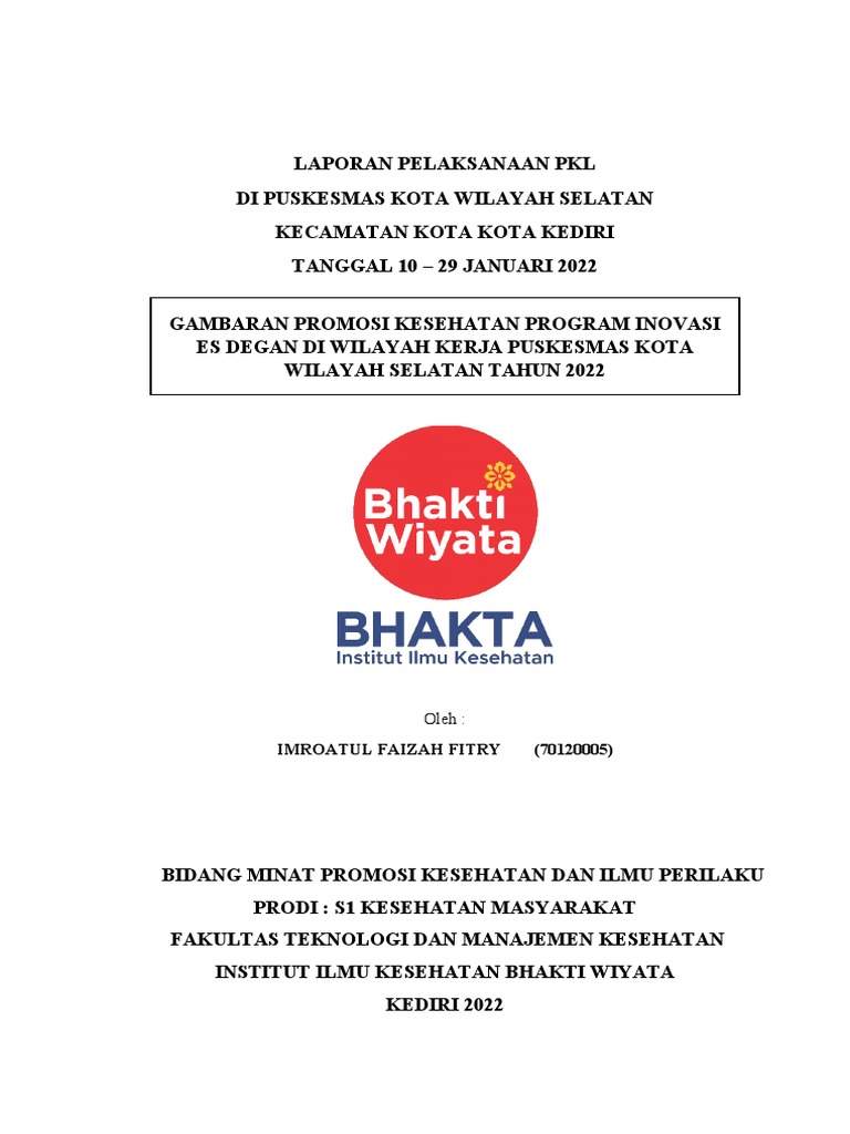 Laporan PKL Fix | PDF