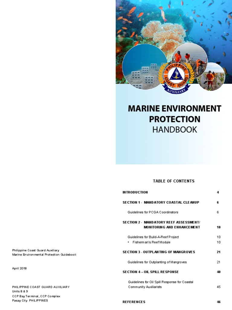 PCGA MAREP Handbook - Web Version2 | PDF | Coral Reef | Oil Spill