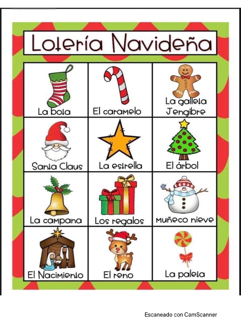 Lotería Navideña Completa | PDF